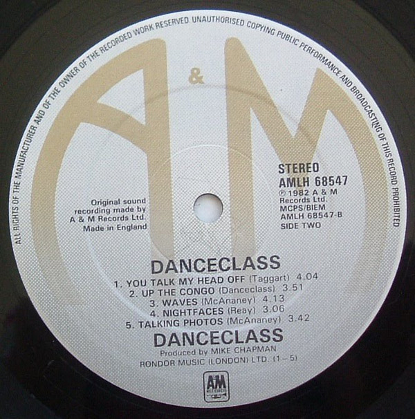 MUSIC STILL MATTERS – for former Danceclass vocalist Dave Taggart ...