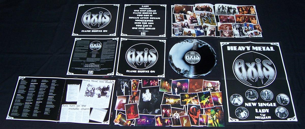 THE FLAME BURNS ON for Davy Little ex- guitarist with NWOBHM band Axis ...