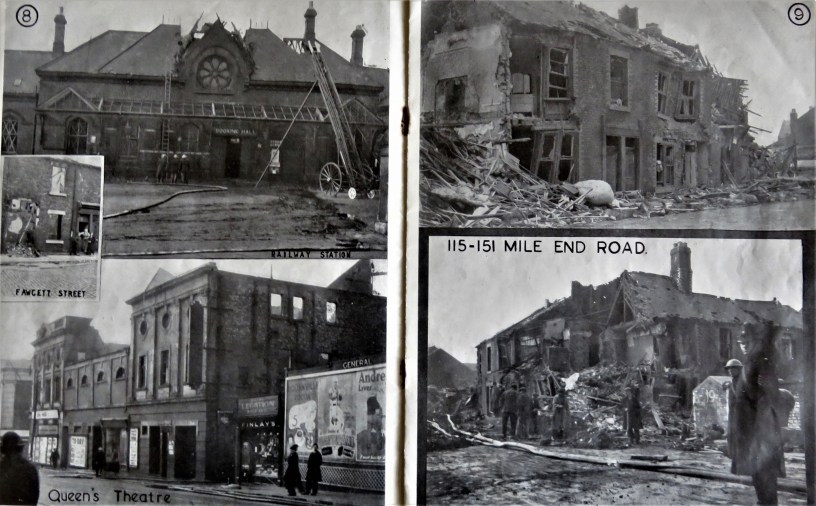 AMY FLAGG WAR DIARIES #3 THE LUFTWAFFE EXPLOSIVE RAID ON SHIELDS ...